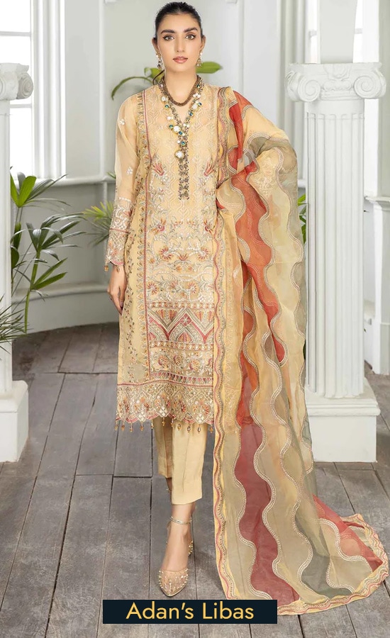 Adan Libas Latest Outfits in Canada - Buy Now | Shadi Dress