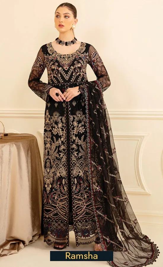 Ramsha PK - Buy Chiffon & Lawn Suits in Canada | Shadi Dress